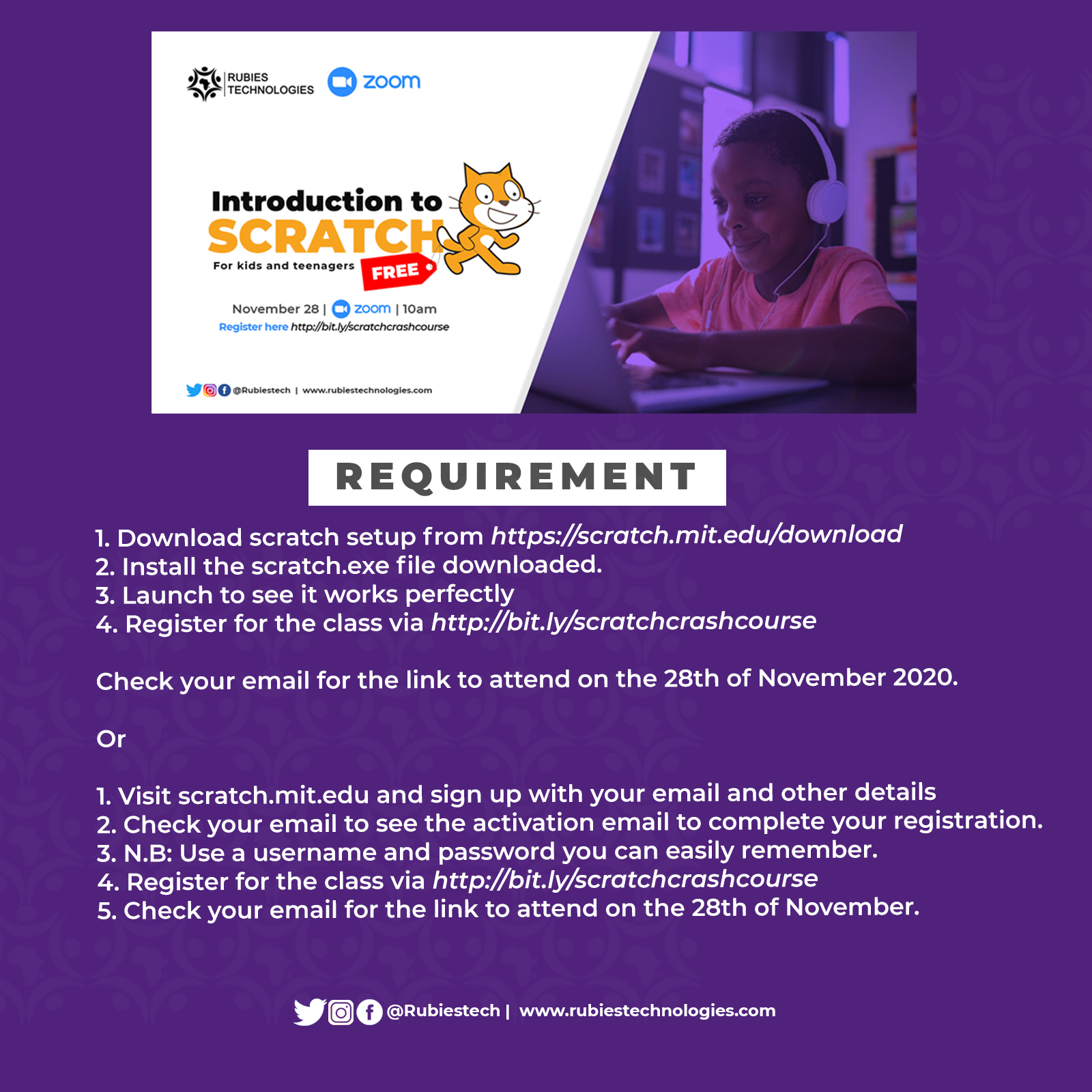 Introduction to Scratch - Tech Education for Kids and Teens